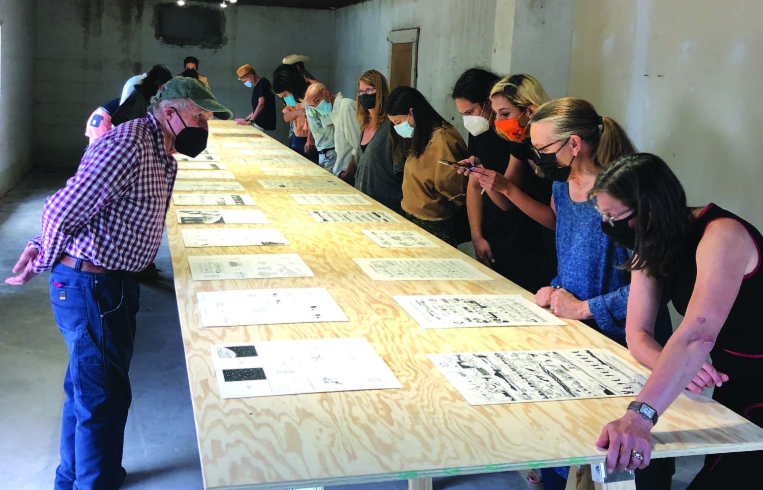 COLUMN: A studio visit with the cartoon drawings of David Tompkins ...