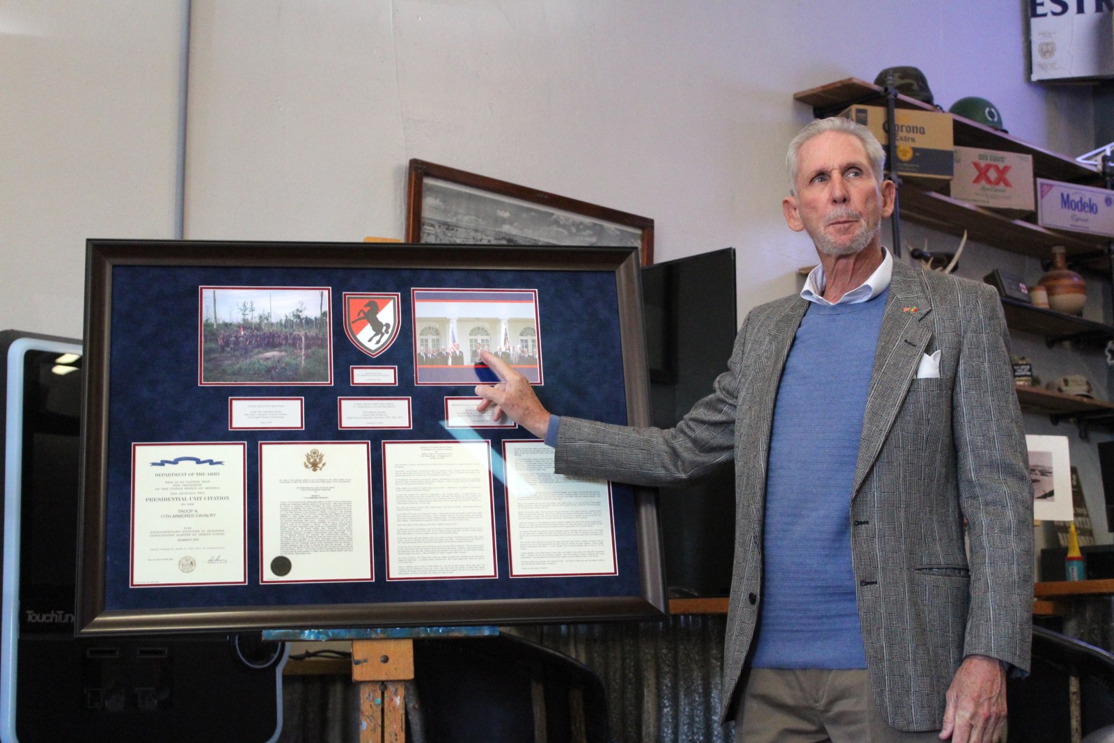 John Poindexter makes donation to American Legion commemorating service ...