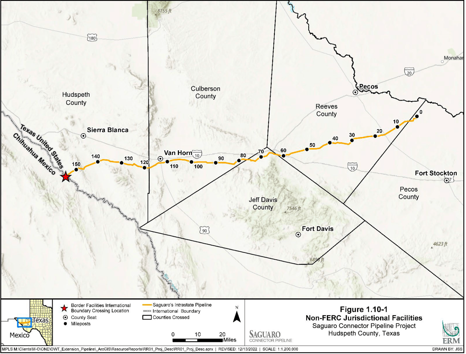 Saguaro Connector Pipeline, to carry natural gas to border for export ...