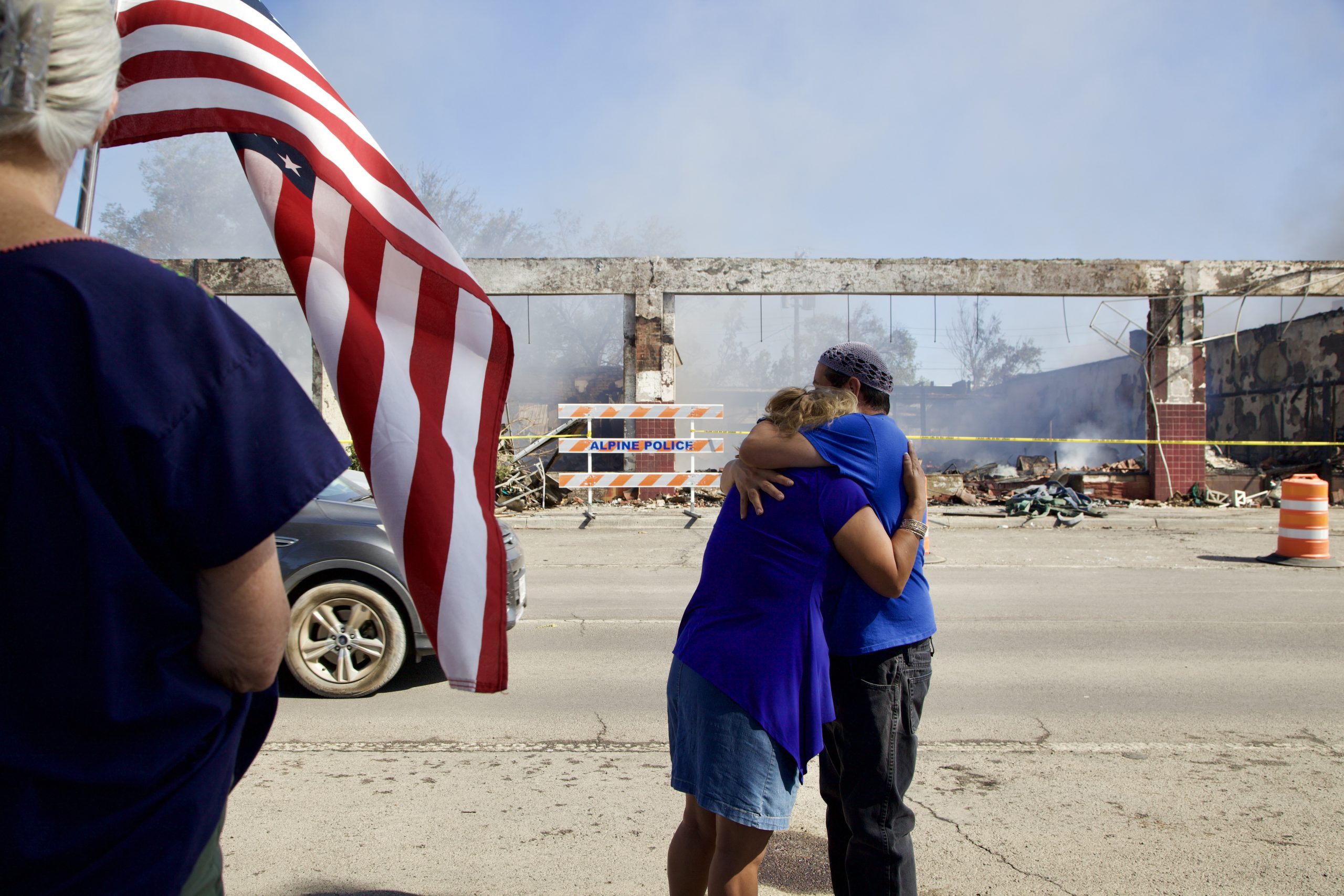 Alpine community mourns loss of businesses, historic downtown structure ...