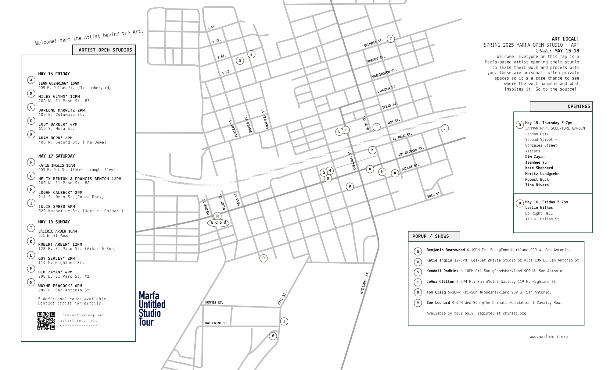 Marfa Untitled Studio Tour (MUST) is back for more showings – Big Bend ...
